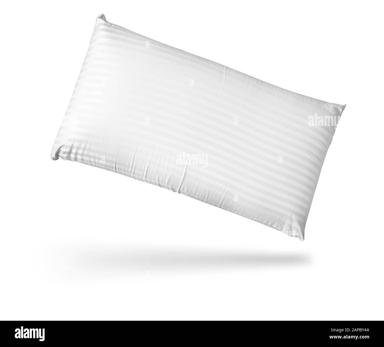 Blank soft pillow on white background Stock Photo - Alamy