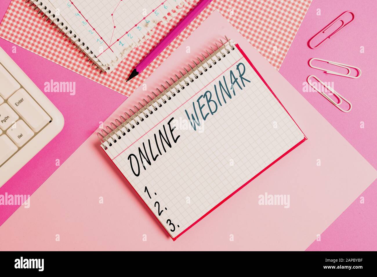 Word writing text Online Webinar. Business photo showcasing online ...