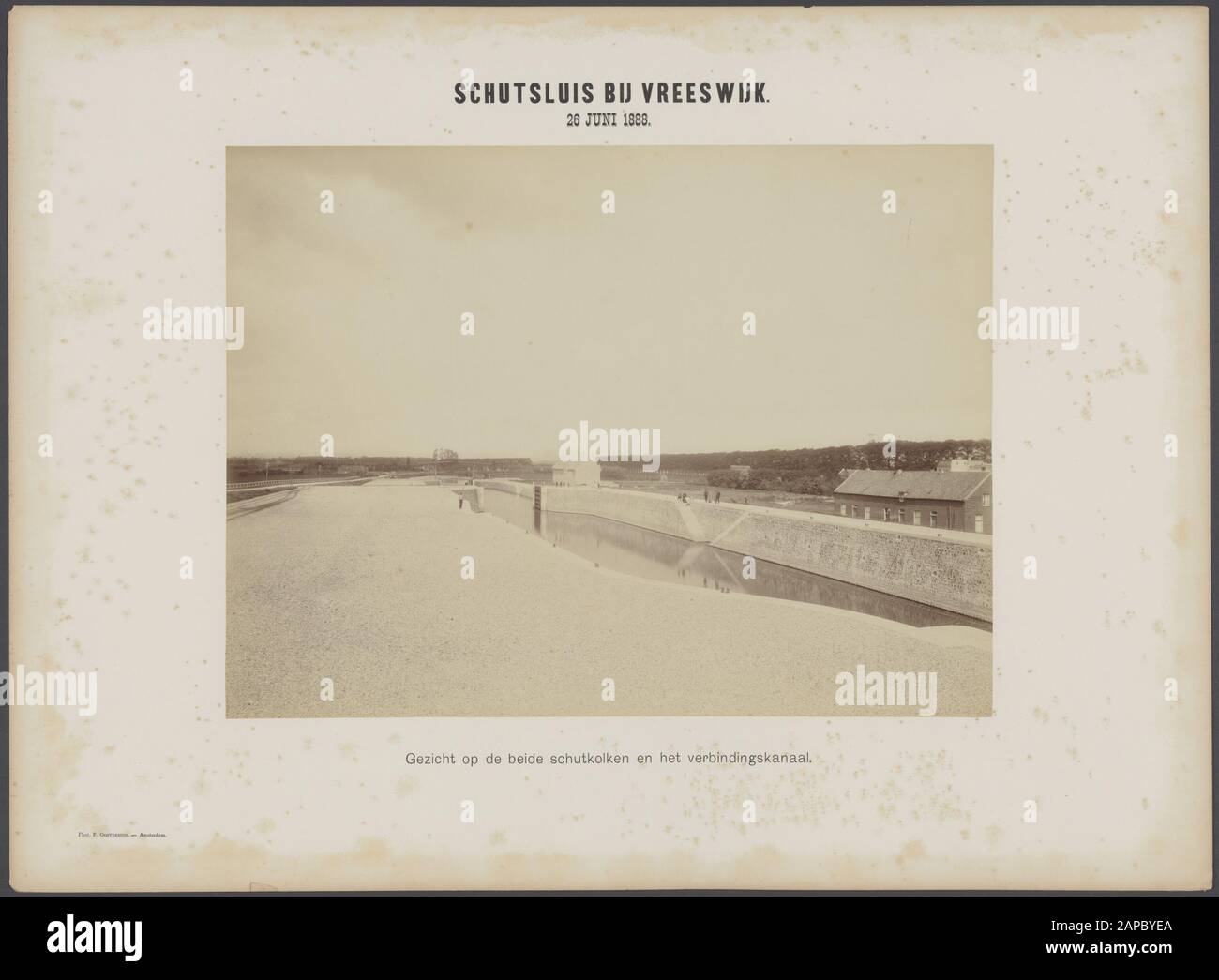 Merwedekanaal south of Utrecht Description: Construction of a lock near ...