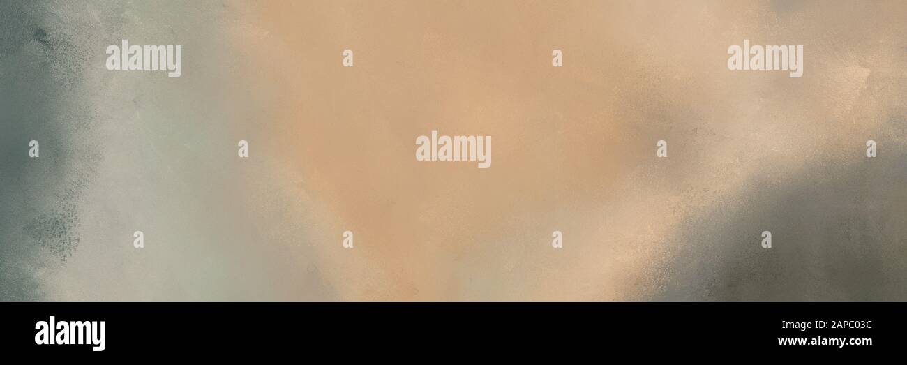antique horizontal background header with tan, dim gray and gray gray ...