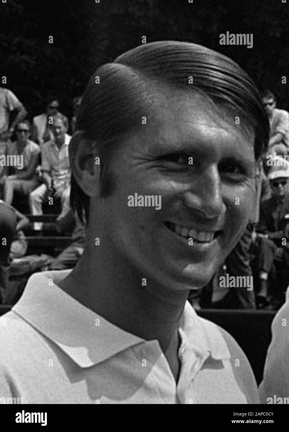 Australian tennis player Barry Phillips-Moore at the International ...
