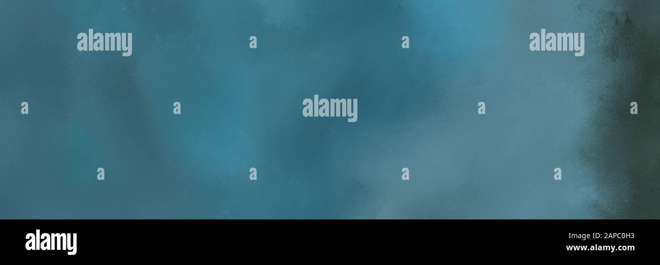 grunge horizontal header with teal blue, dark slate gray and slate gray ...