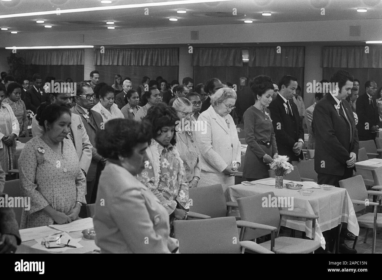 10 year commemoration installation new guinea council hi-res stock ...