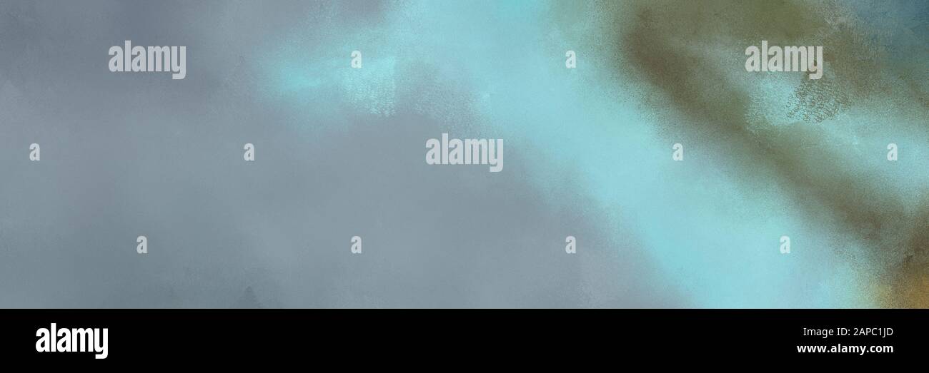 grunge horizontal design background with light slate gray, sky blue and ...