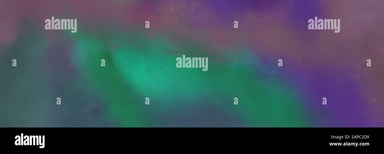 old horizontal header background with dim gray, sea green and old ...