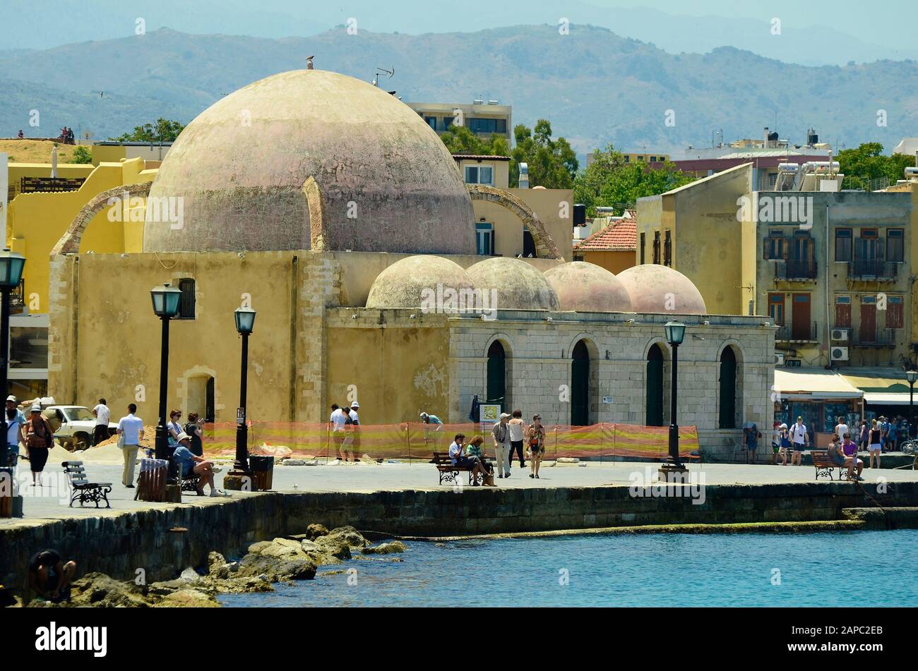 Chania, Greece - May 27th 2014: Unidentified people and janissaries ...