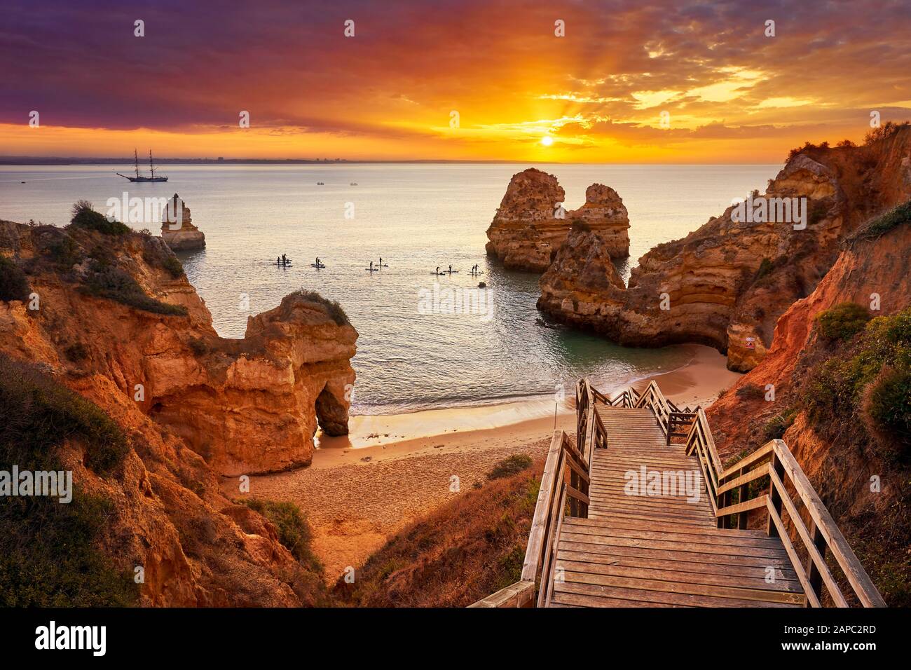 Algarve beach sunset hi-res stock photography and images - Alamy
