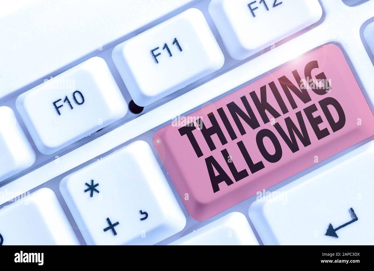 Conceptual hand writing showing Thinking Allowed. Concept meaning ... Conceptual hand writing showing Thinking Allowed. Concept meaning ...