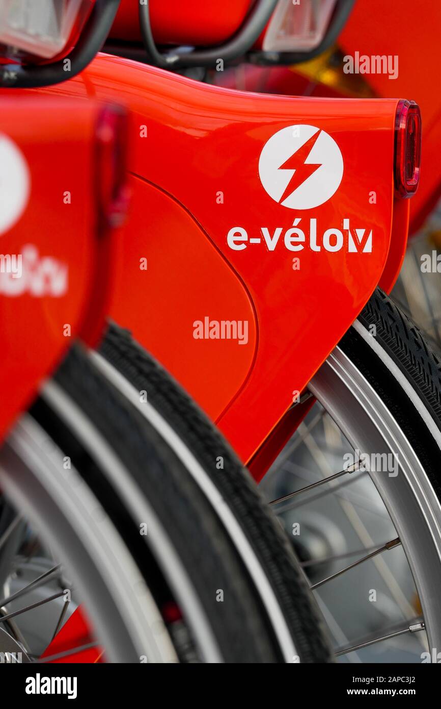 Velov bicycle sharing hi-res stock photography and images - Alamy