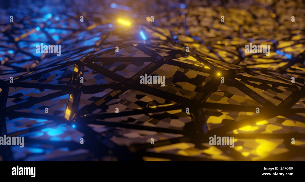 abstract Poly background., 3D rendering Stock Photo - Alamy