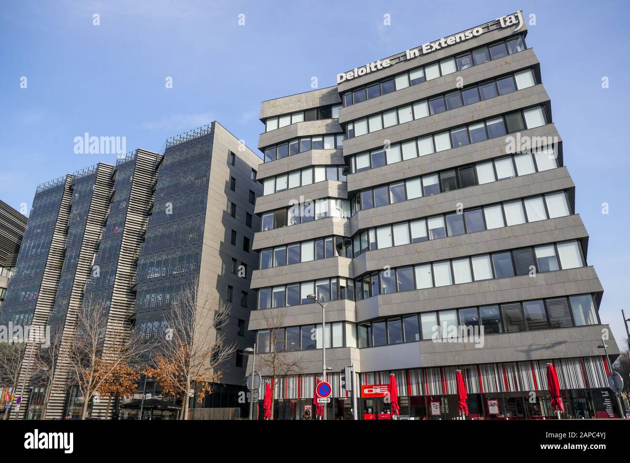 Deloitte, In Extenso building, Confluence district, Lyon, France Stock ...