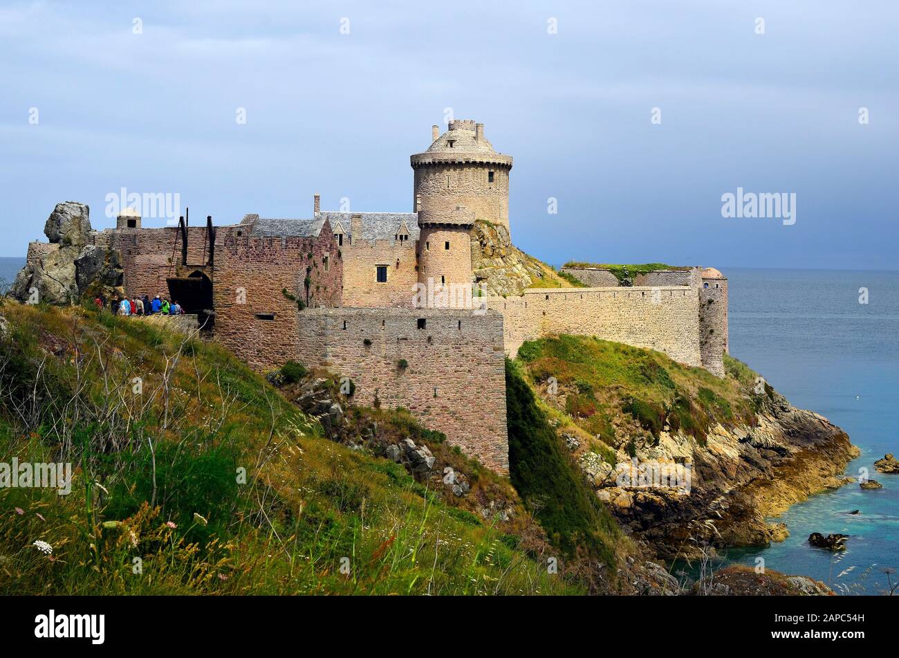 France, Brittany, Fort La Latte on English Channel Stock Photo - Alamy