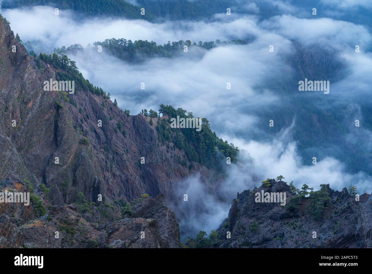 Caldera de Taburiente National Park, La Palma island, Canary Islands ...