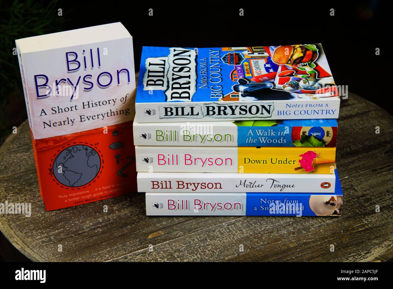 Viersen, Germany - January 6. 2020: View on stack of books of author ...