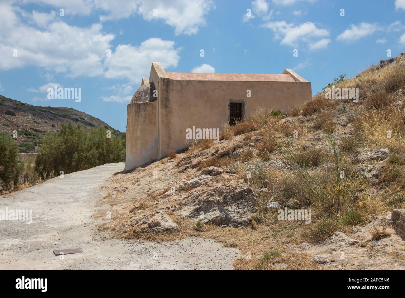 Spinalonga - a former leper colony - Crete, Greece Stock Photo - Alamy