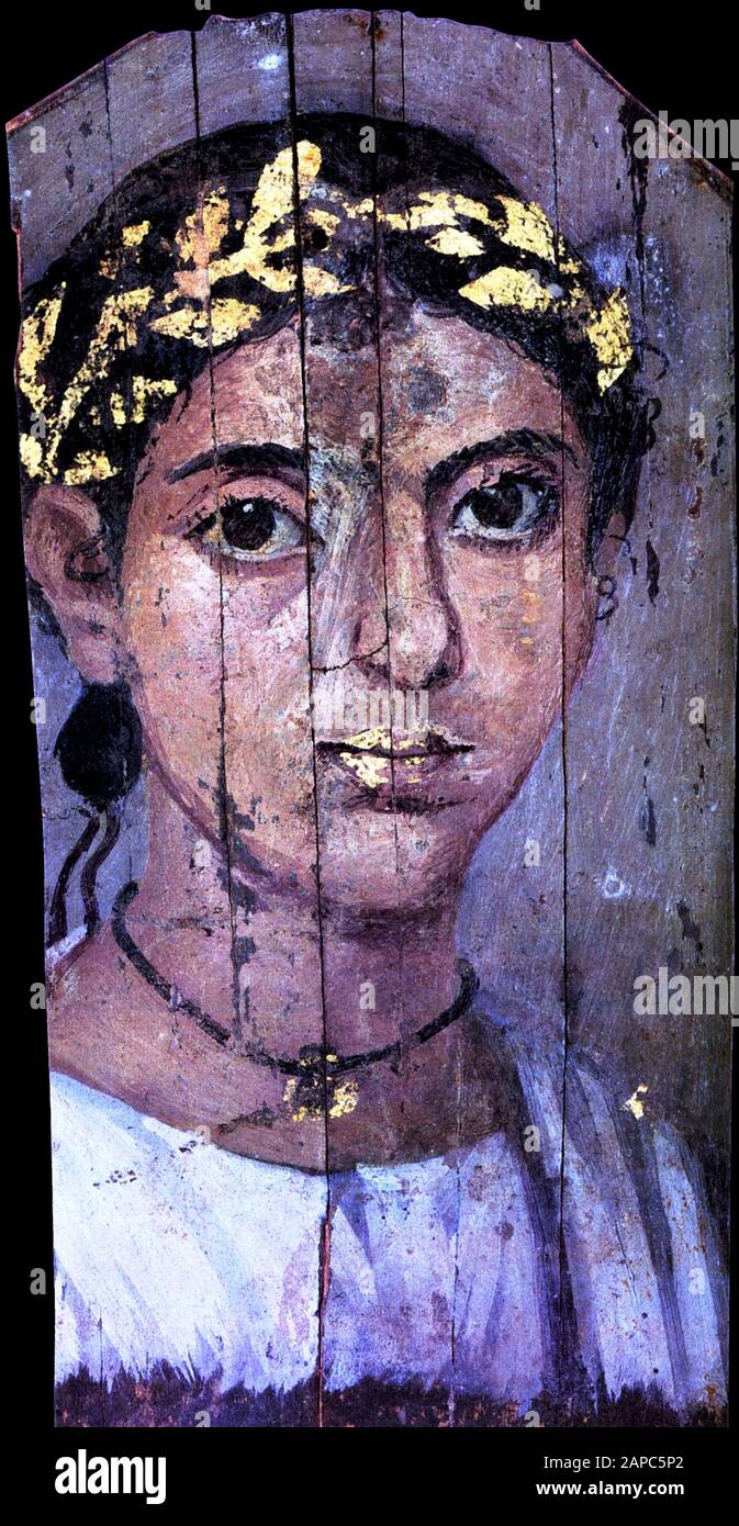 Fayum Portraits. Ancient Greek funeral paintings from 3rd century BC to ...