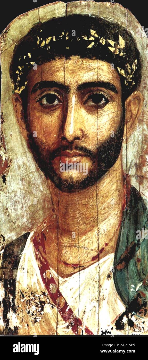 Fayum Portraits. Ancient Greek funeral paintings from 3rd century BC to ...