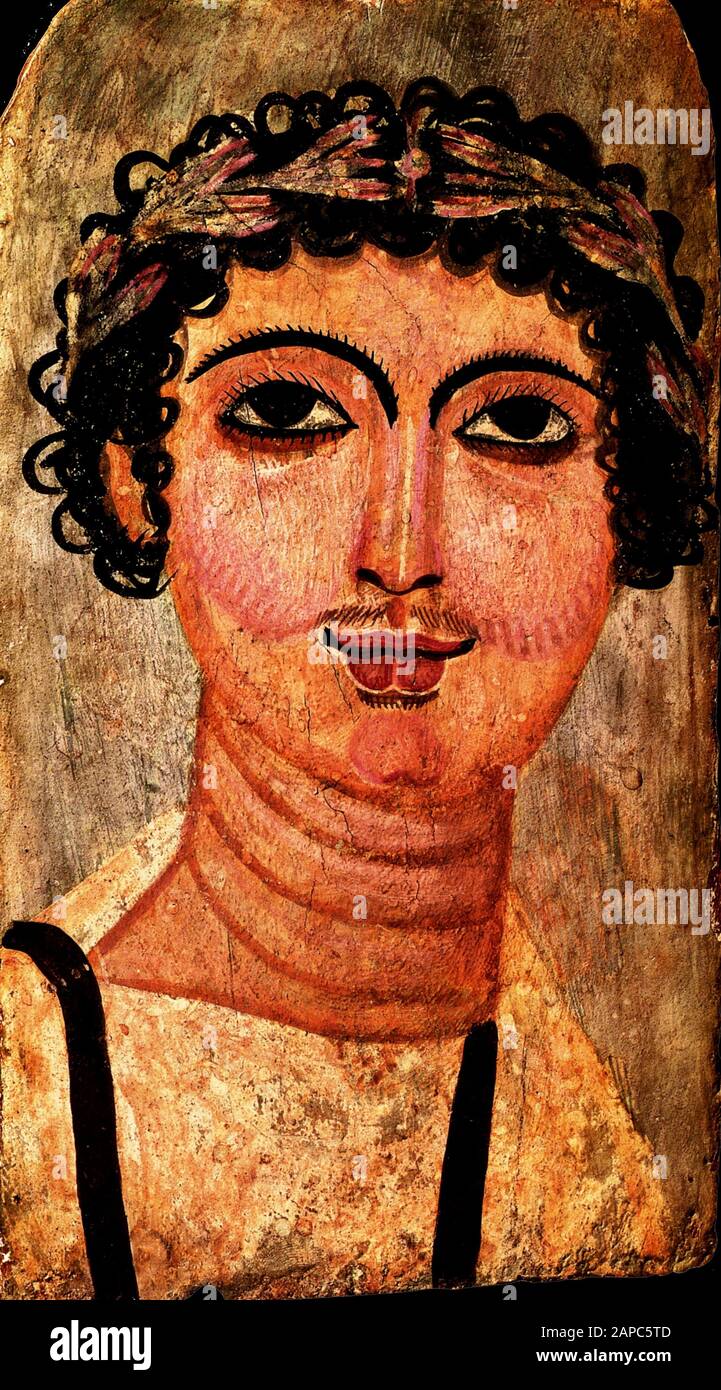 Fayum Portraits. Ancient Greek funeral paintings from 3rd century BC to ...