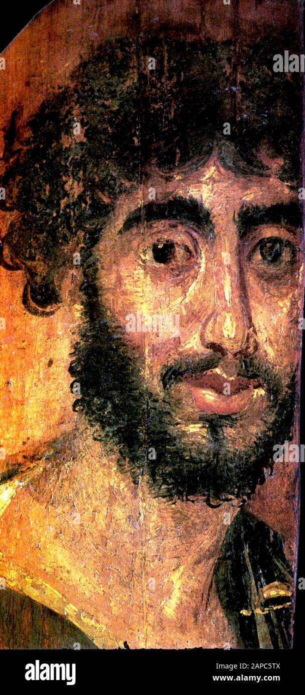 Fayum Portraits. Ancient Greek funeral paintings from 3rd century BC to ...
