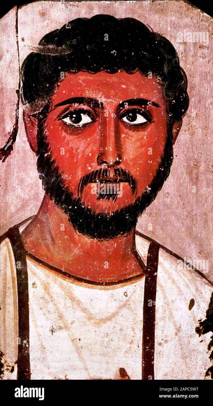 Fayum Portraits. Ancient Greek funeral paintings from 3rd century BC to ...