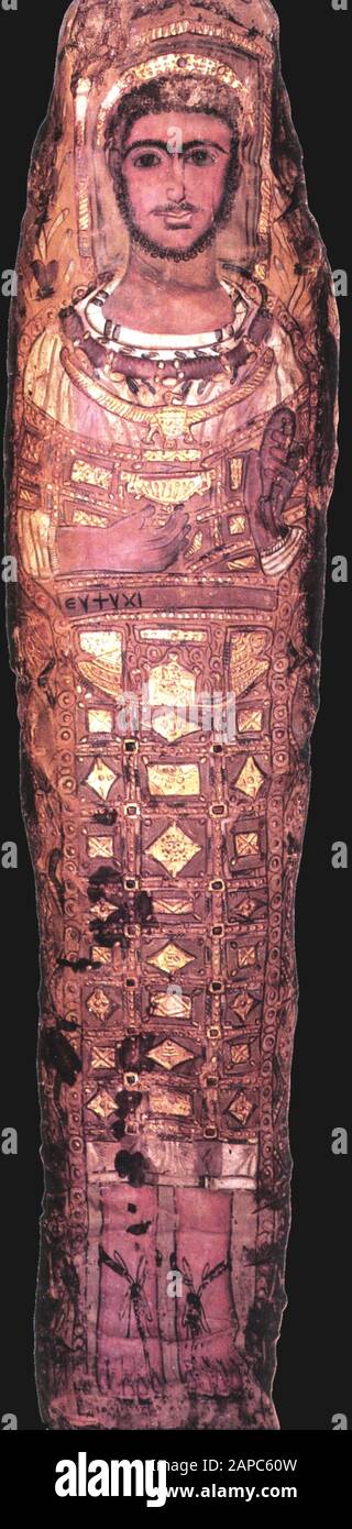 Fayum Portraits. Ancient Greek funeral paintings from 3rd century BC to ...