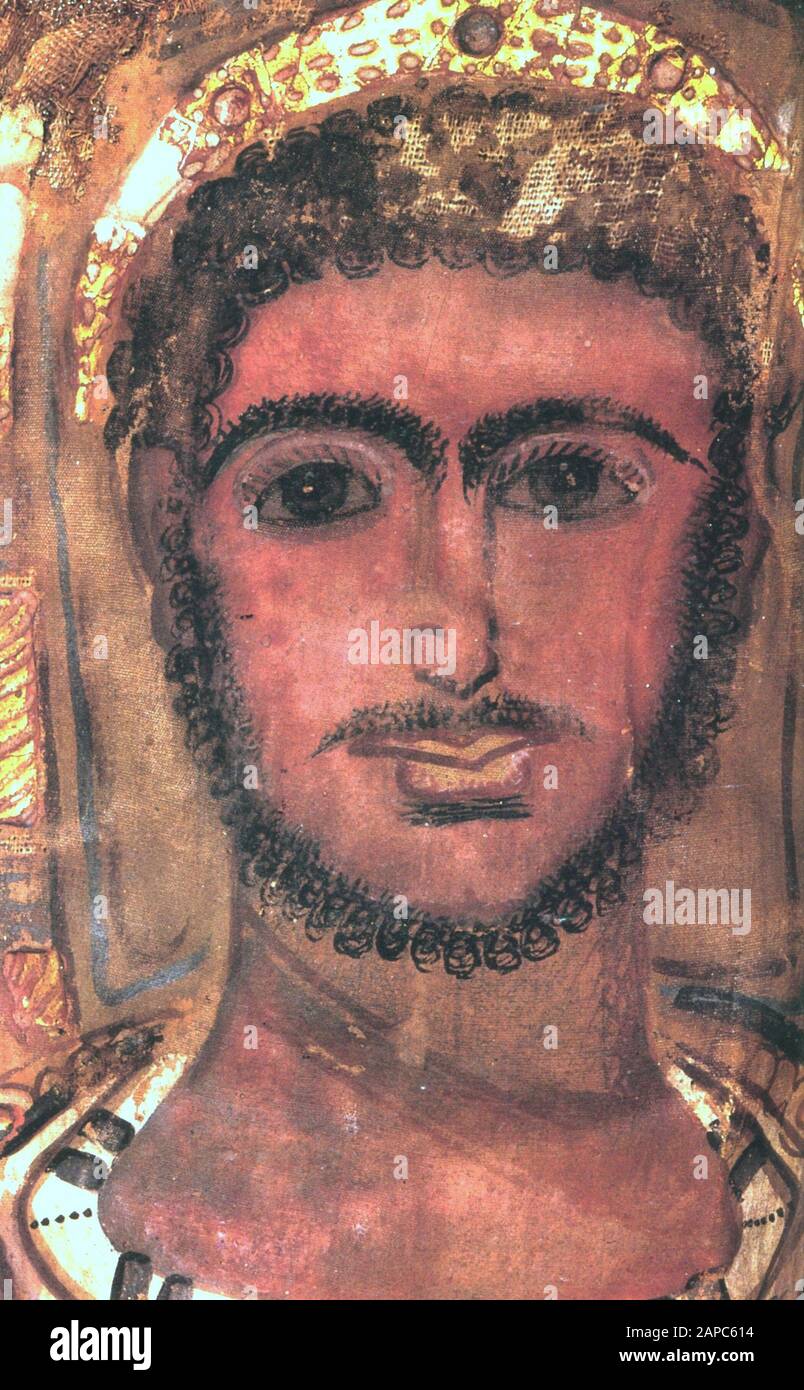 Fayum Portraits. Ancient Greek funeral paintings from 3rd century BC to ...