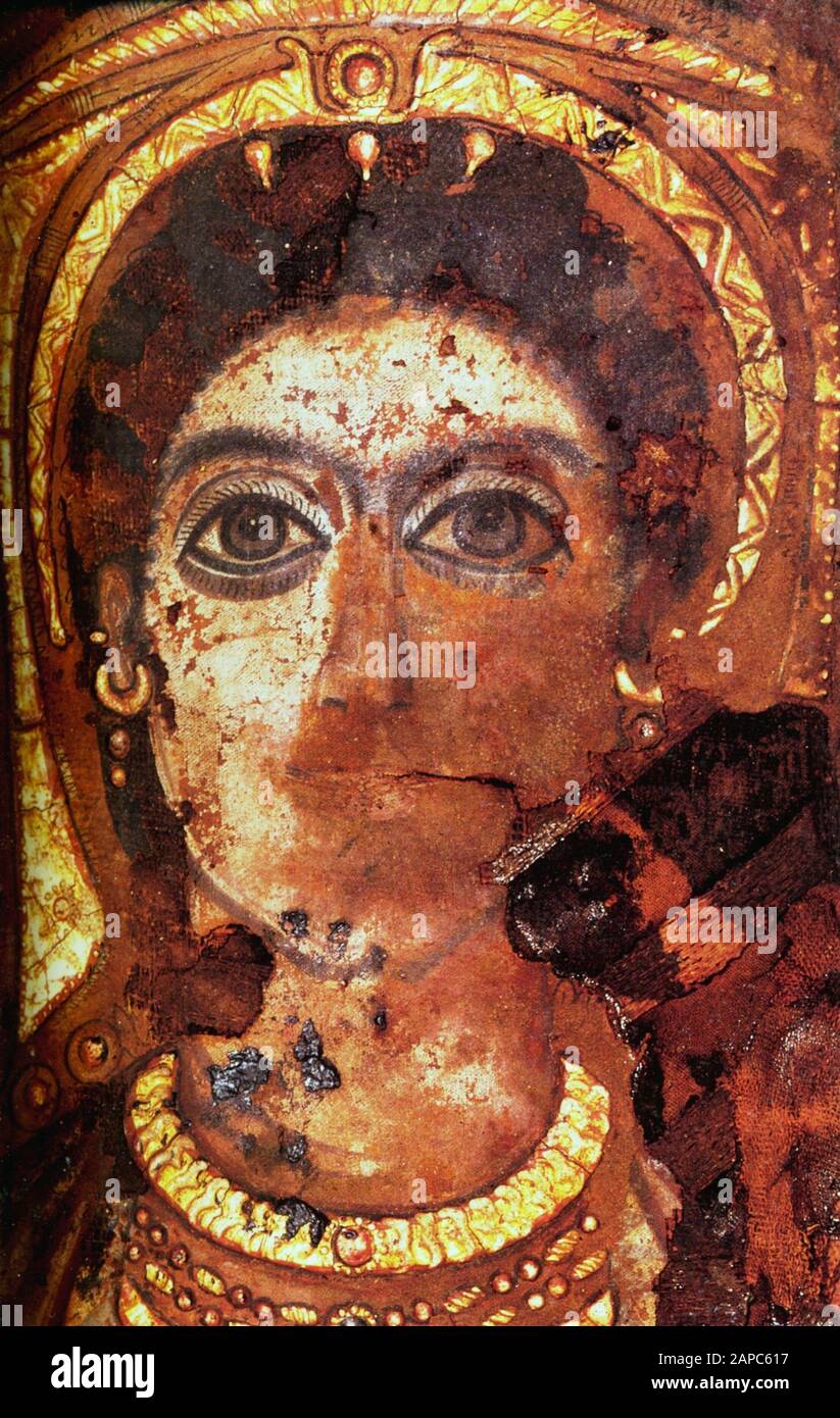 Fayum Portraits. Ancient Greek funeral paintings from 3rd century BC to ...