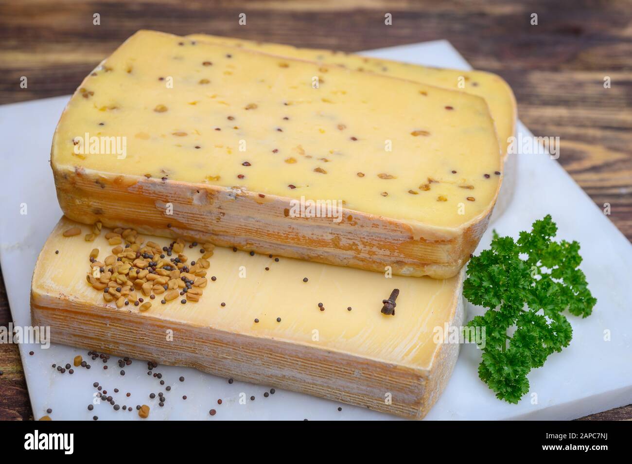 Belgian cheeses from abbey made from cow milk with monks beer ...