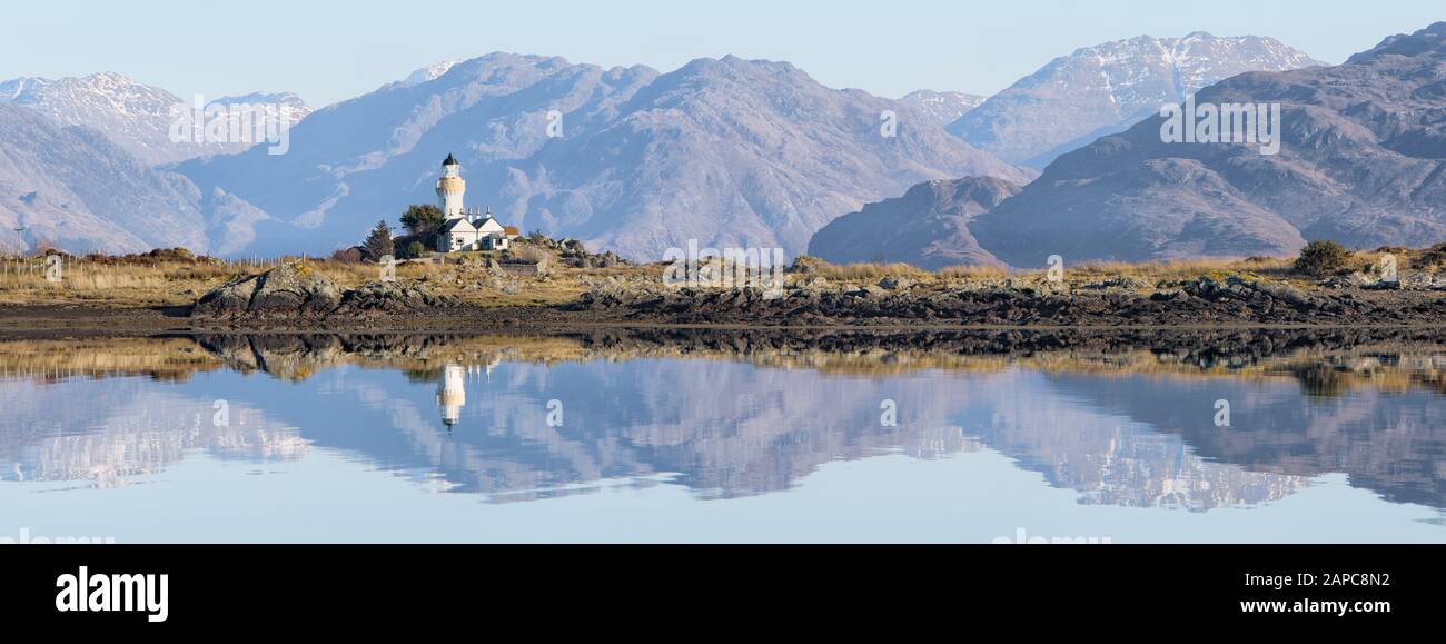 Isleornsay Lighthouse, Isle of Skye Stock Photo - Alamy