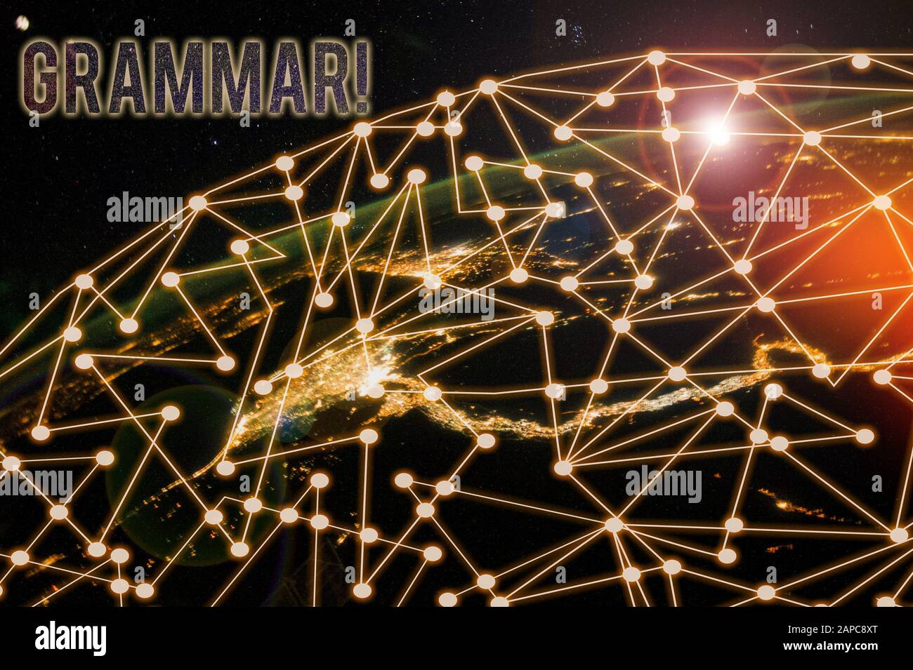 Conceptual hand writing showing Grammar. Concept meaning whole system ...