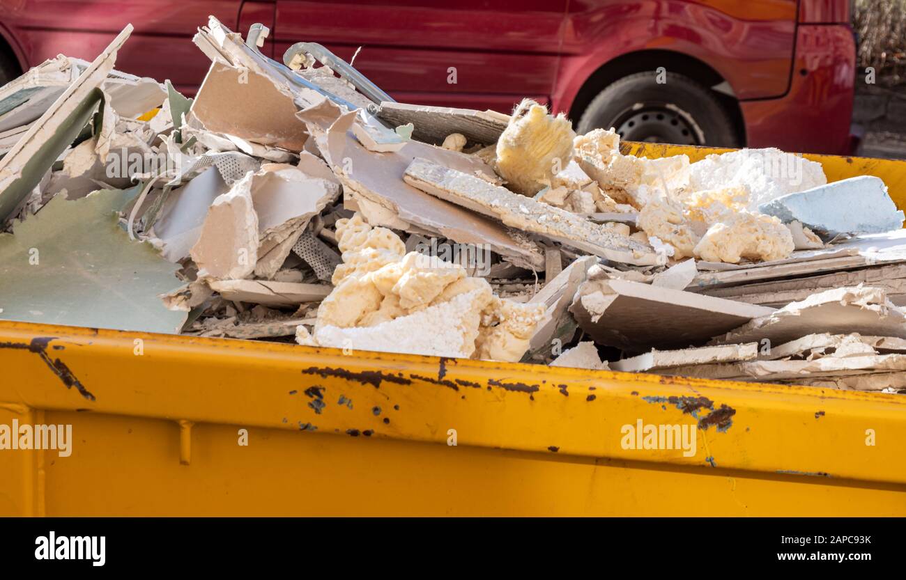 Drywall waste container hi-res stock photography and images - Alamy
