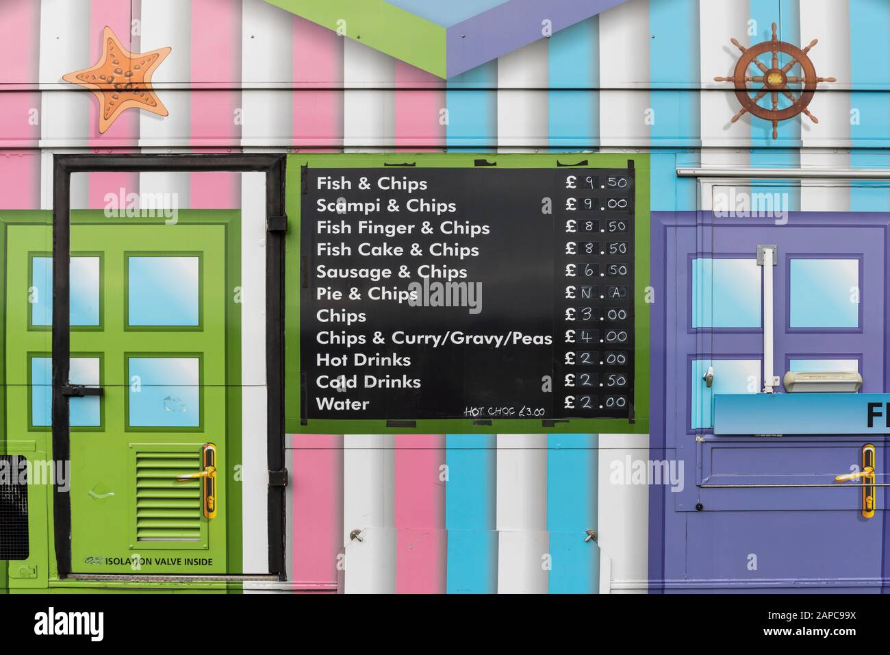 Fast food price list hi-res stock photography and images - Alamy