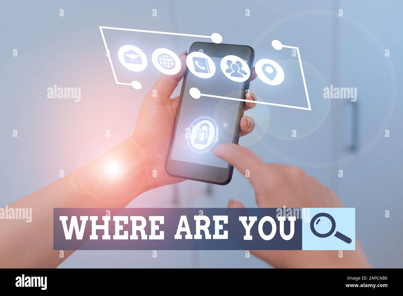 Handwriting text writing Where Are You. Conceptual photo Give us your ...