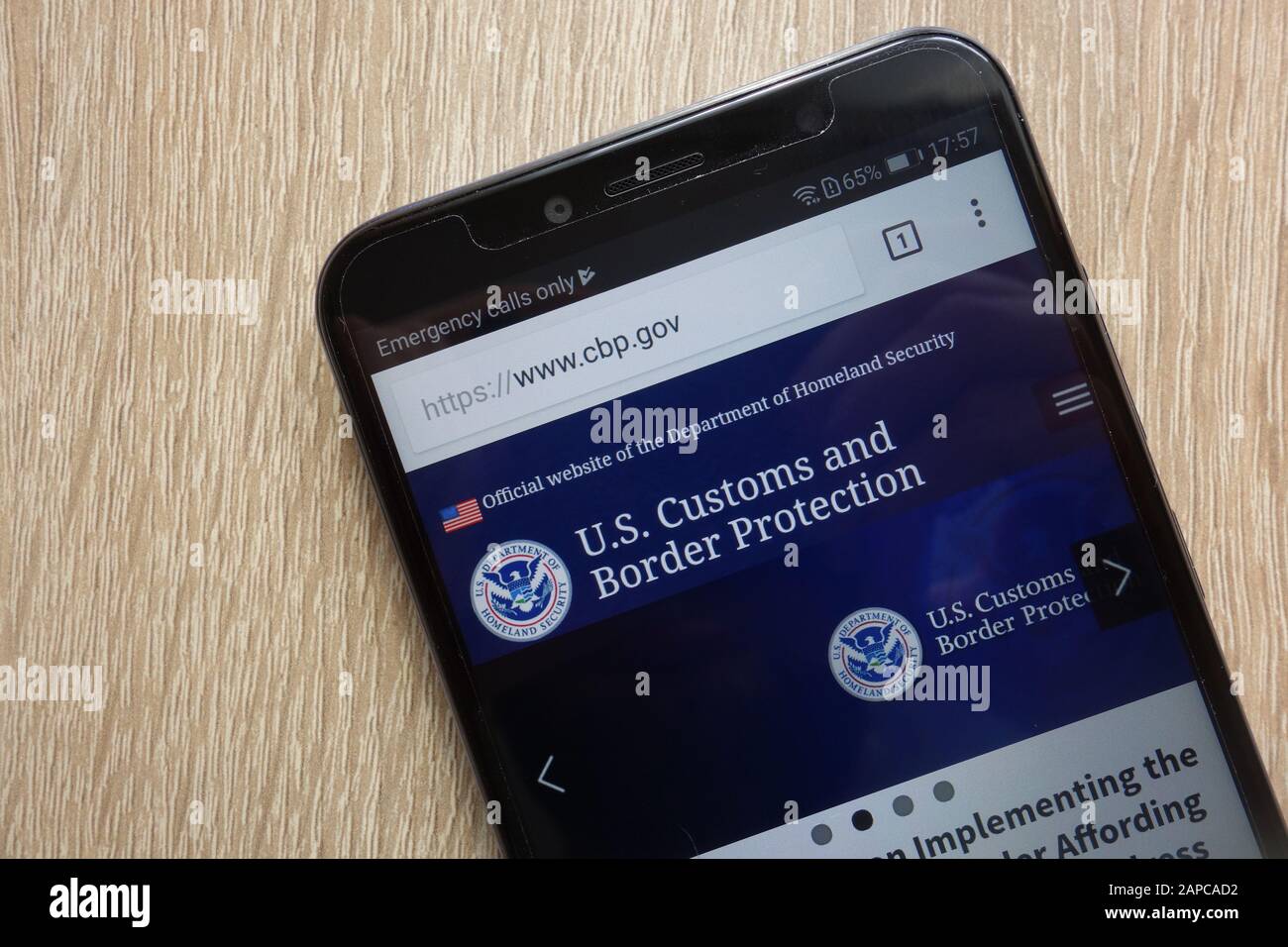 U s customs and border protection hi-res stock photography and images ...