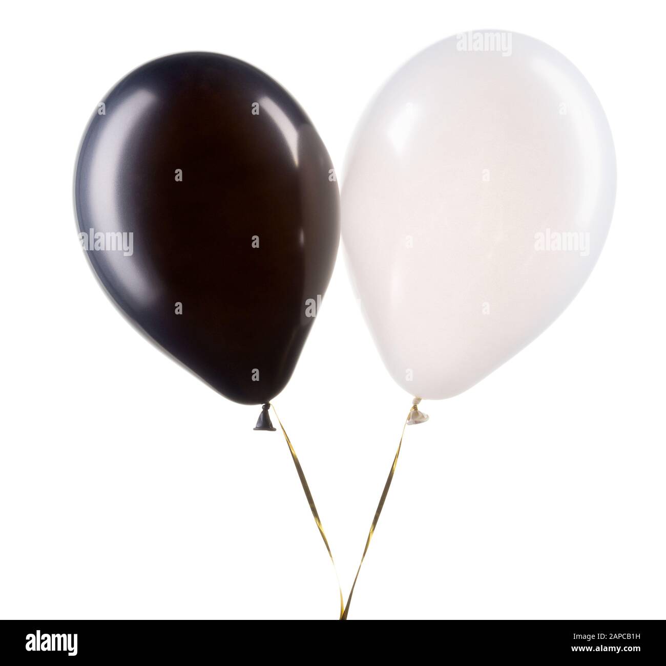 Set of multicolored helium balloons. Element of decorations for party ...