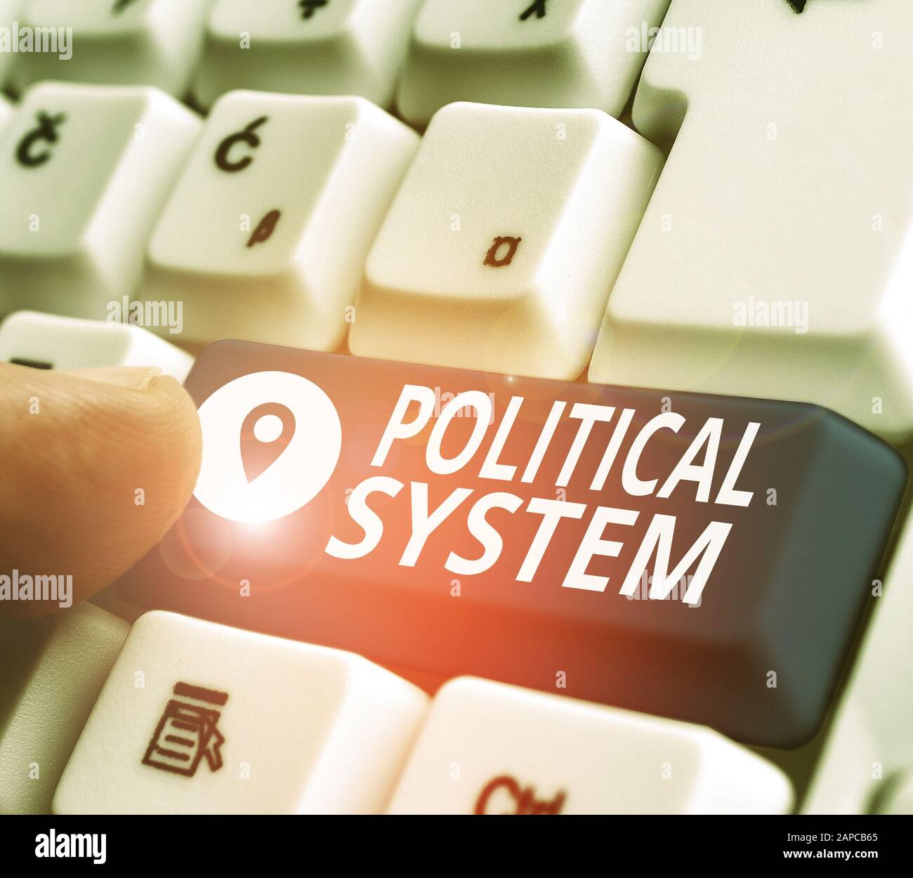 Handwriting text writing Political System. Conceptual photo the process ...