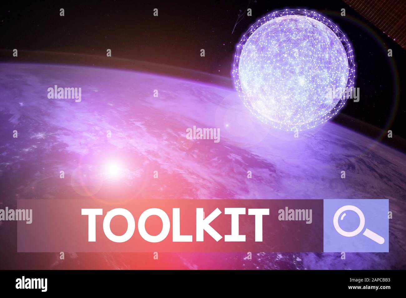 Word writing text Toolkit. Business photo showcasing set of tools kept ...