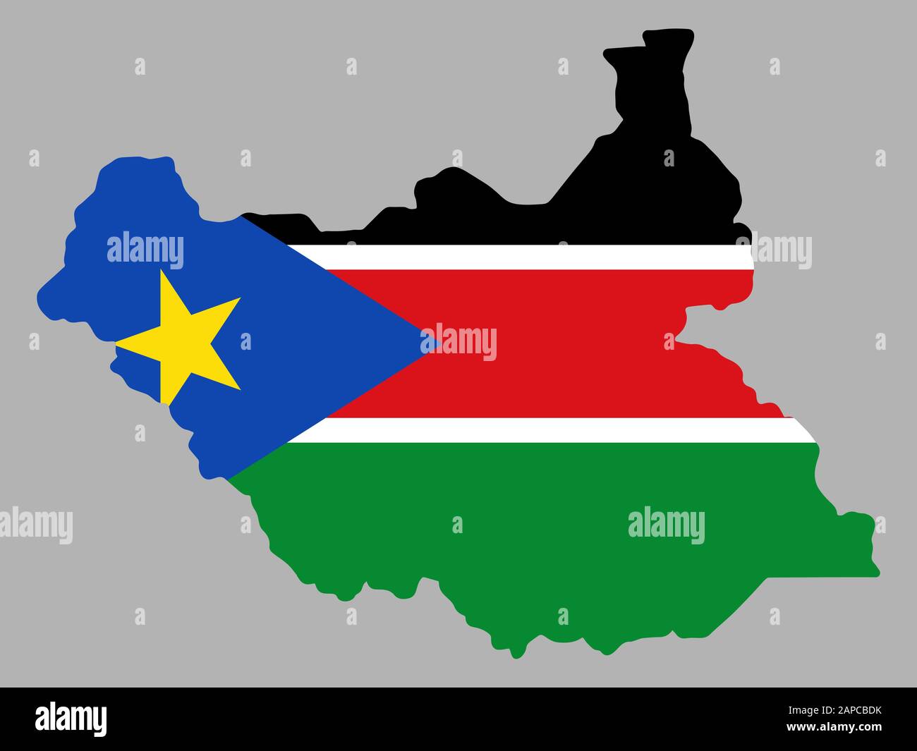 South Sudan Map Flag Vector Stock Vector Image & Art - Alamy South Sudan Map Flag Vector Stock Vector Image & Art - Alamy
