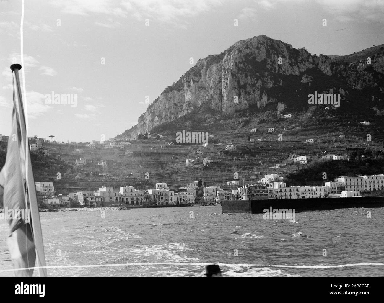 Ferry to capri Black and White Stock Photos & Images - Alamy