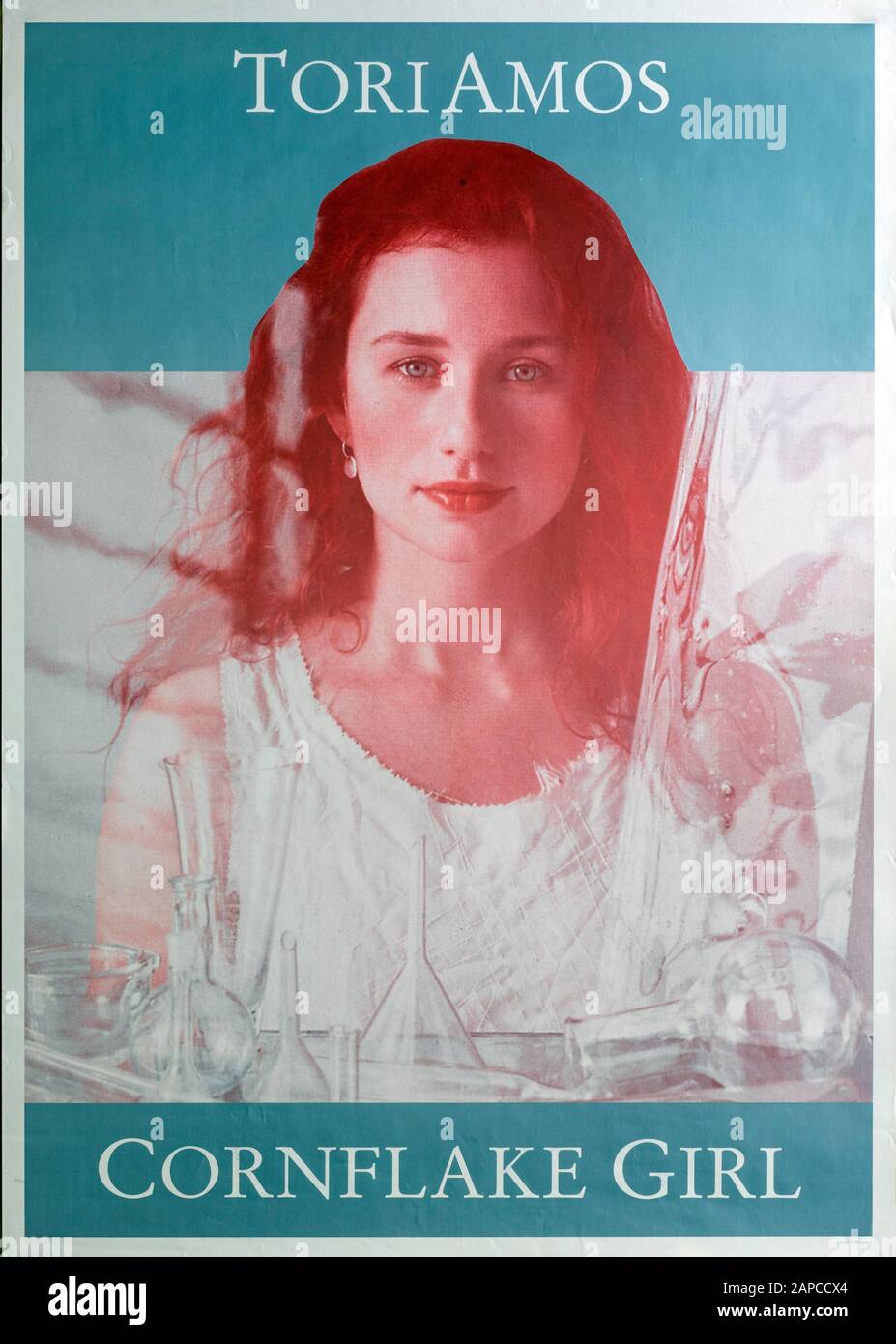 Tori Amos Cornflake Girl, promo Musical concert poster Stock Photo - Alamy