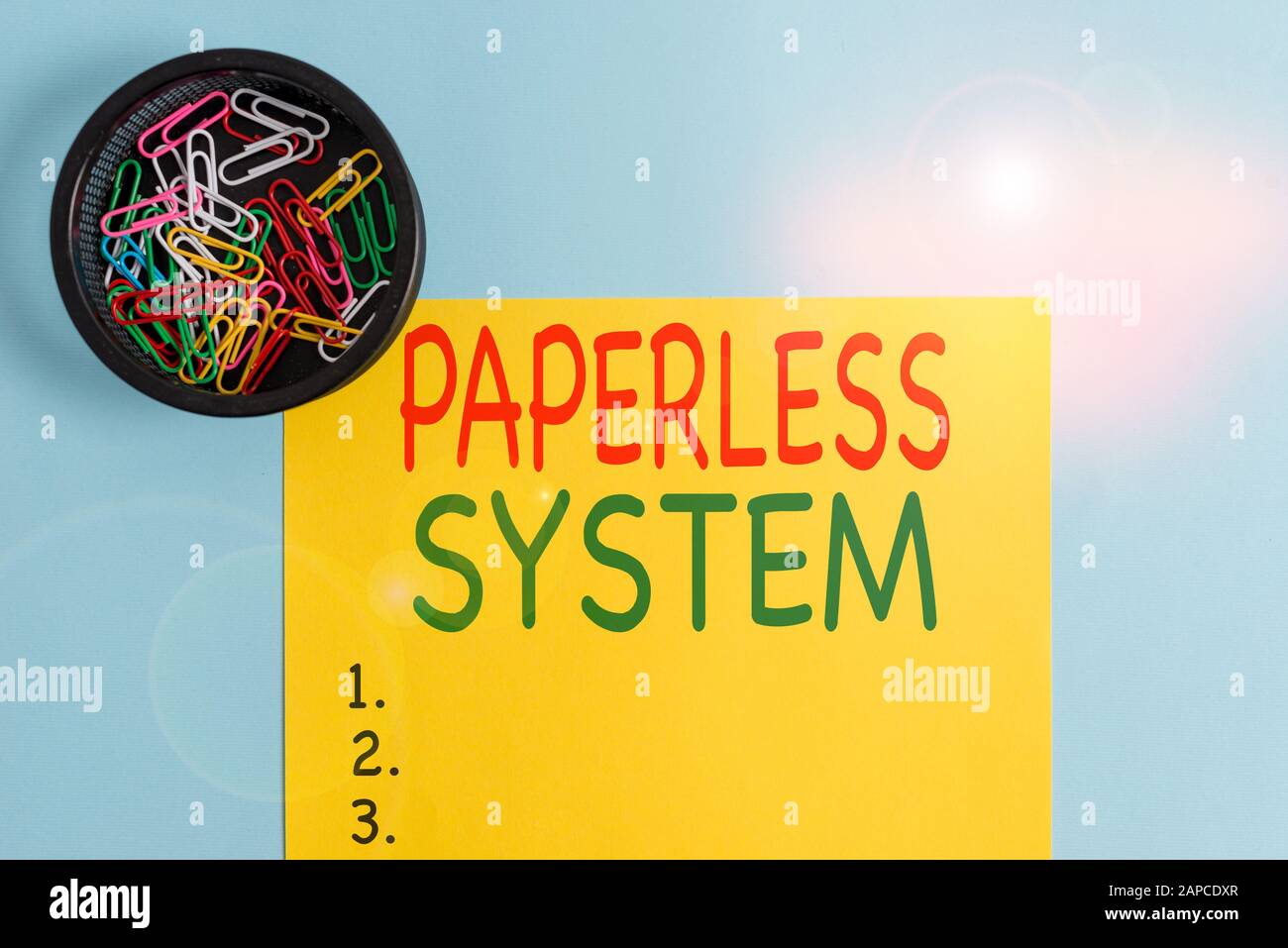 Handwriting Text Writing Paperless System Conceptual Photo Storage Or Communication Of