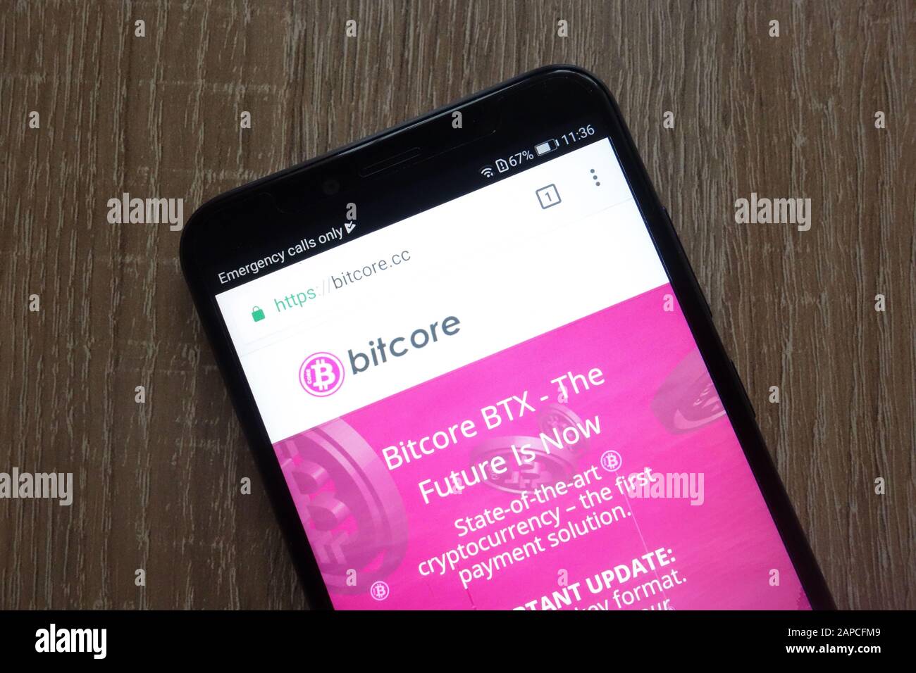 Bitcore hi-res stock photography and images - Alamy