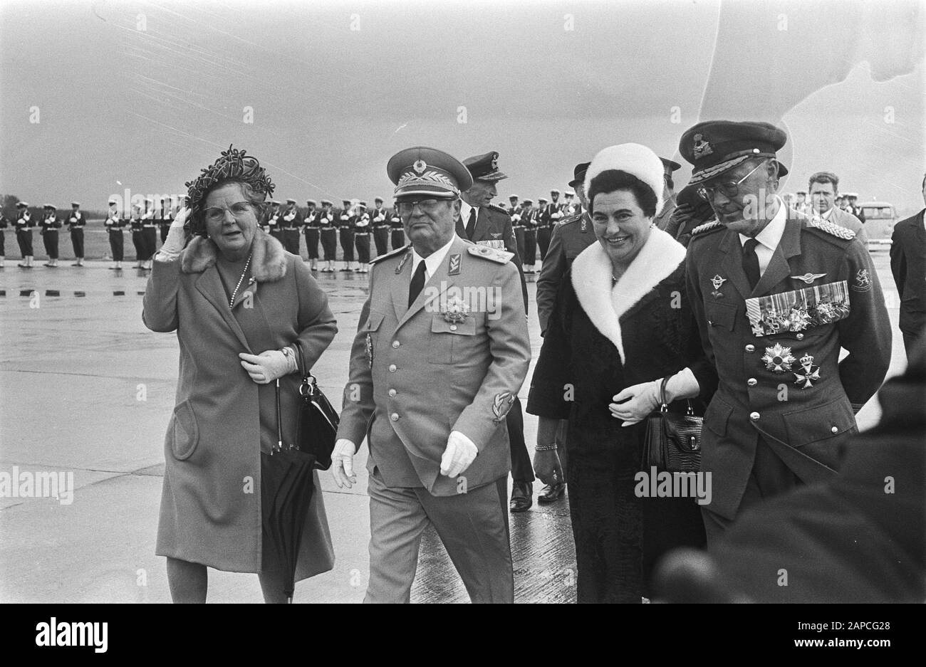 State visit of President Tito of Yugoslavia with wife to the ...