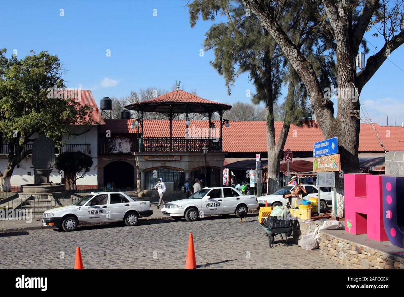 Huasca de Ocampo, Hidalgo, Mexico Stock Photo - Alamy