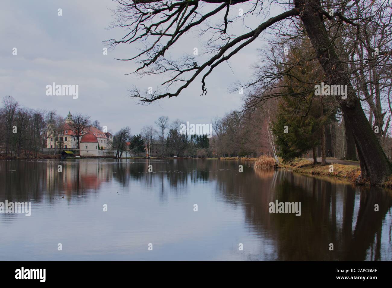 Reflection castle in calm hi-res stock photography and images - Alamy