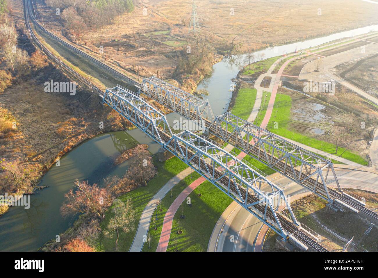 Two new metro bridges hi-res stock photography and images - Alamy