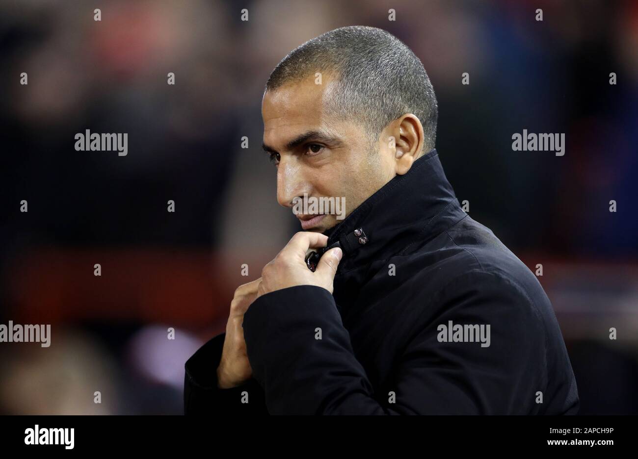 Nottingham Forest manager Sabri Lamouchi ahead of the Sky Bet ...