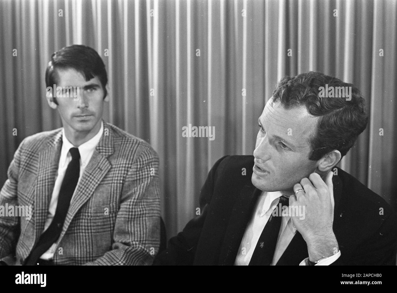 Double tennis players Black and White Stock Photos & Images - Alamy