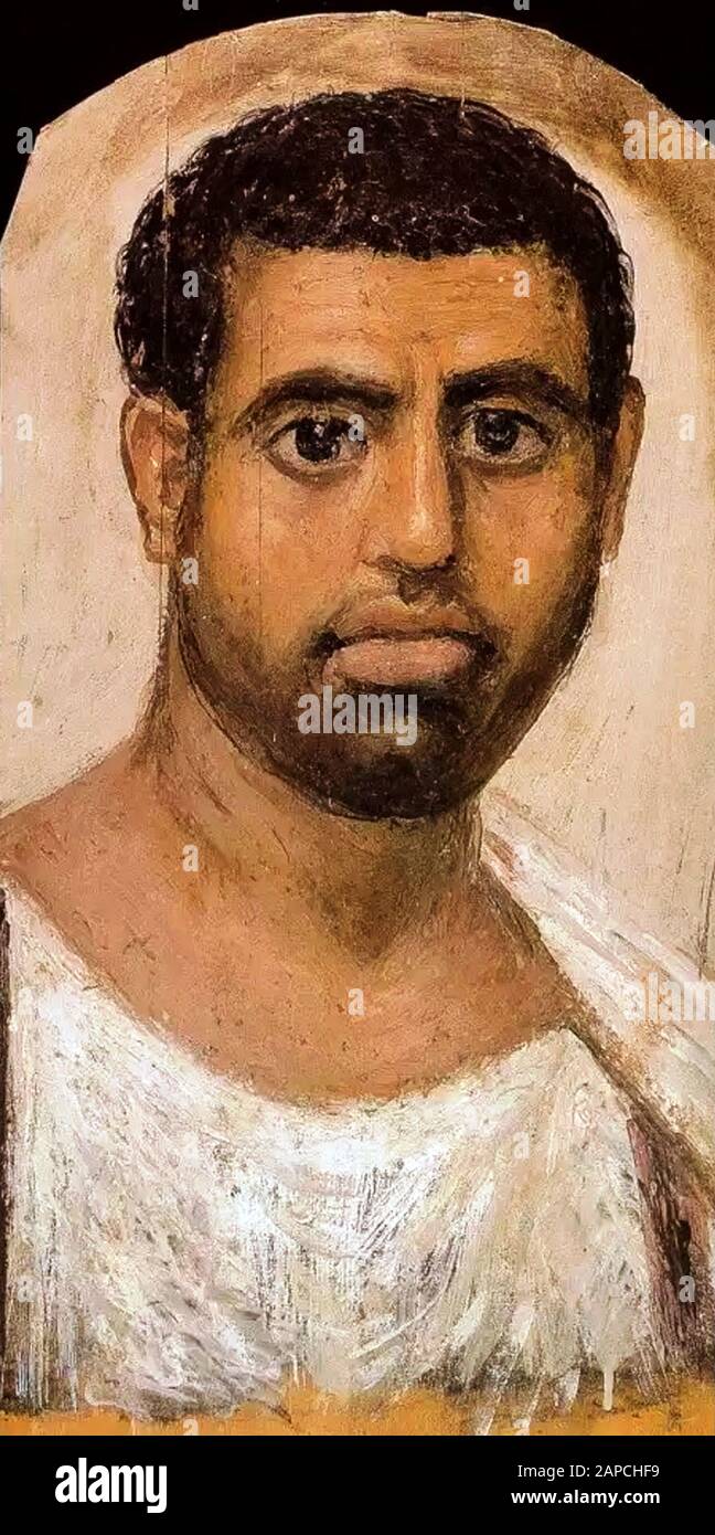 Fayum Portraits. Ancient Greek funeral paintings from 3rd century BC to ...