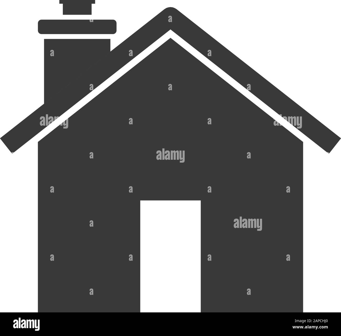 Simple cabin house in Cut Out Stock Images & Pictures - Alamy